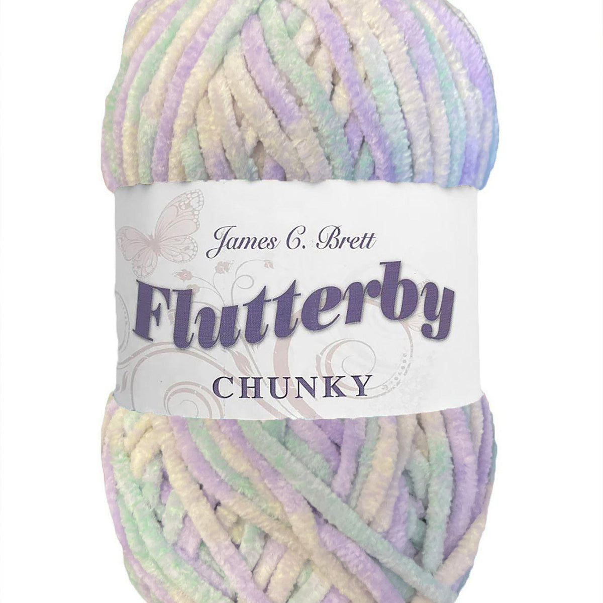 James C Brett Flutterby Chunky (B58) chenille yarn - 100g ...