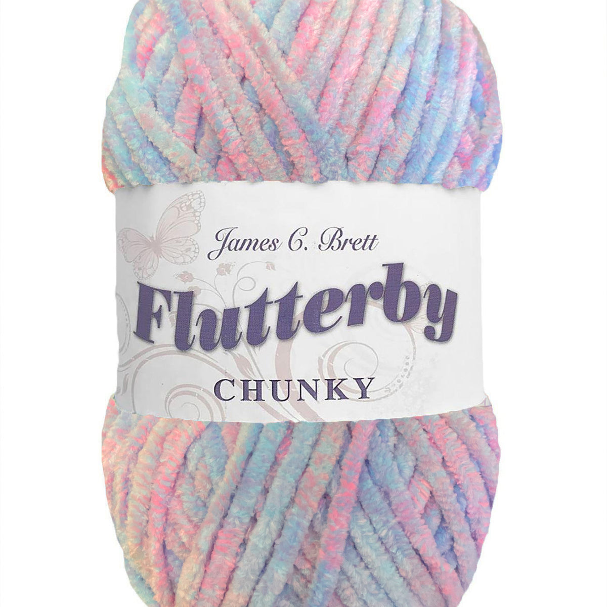 James C Brett Flutterby Chunky (B59) chenille yarn - 100g ...