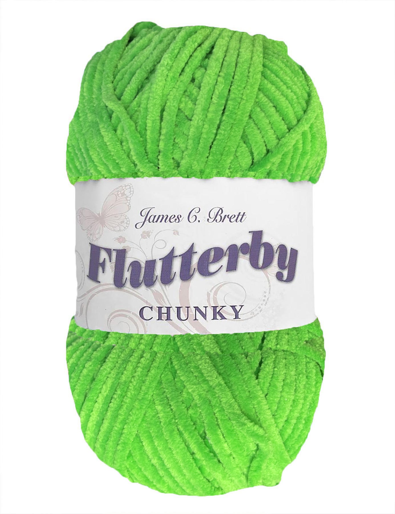 James C Brett Flutterby Chunky (B64) chenille yarn - 100g