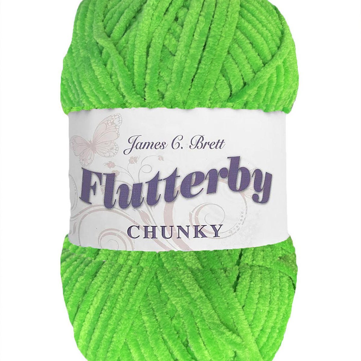 James C Brett Flutterby Chunky (B64) chenille yarn - 100g ...