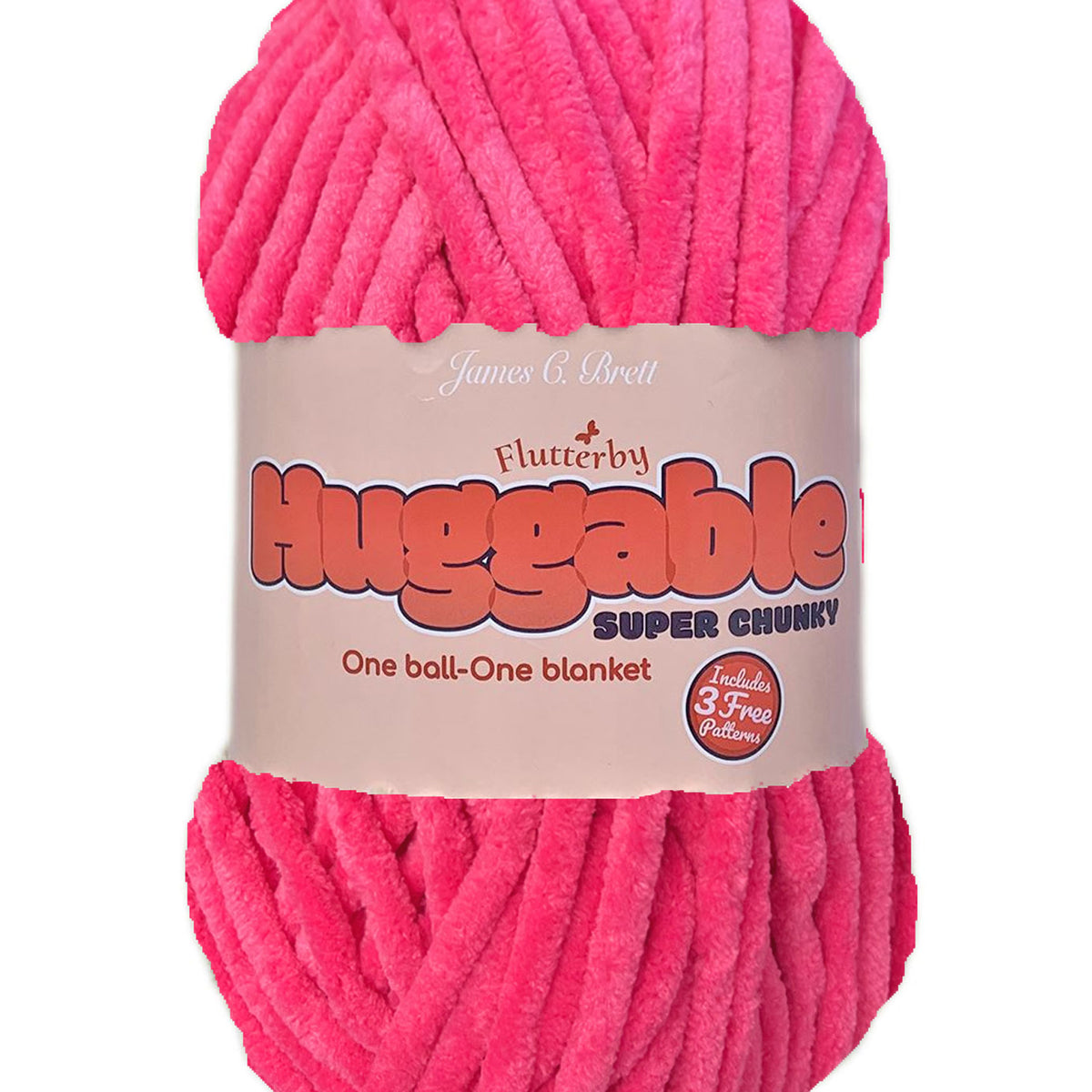 James C Brett Flutterby Huggable (UG21) chenille yarn - 250g ...