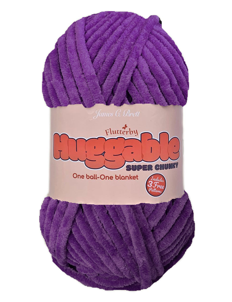 James C Brett Flutterby Huggable (UG20) chenille yarn - 250g ...