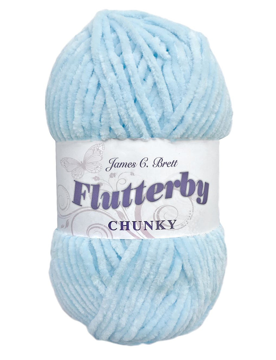 James C Brett Flutterby Chunky (B3) chenille yarn - 100g – ChenilleYarn ...