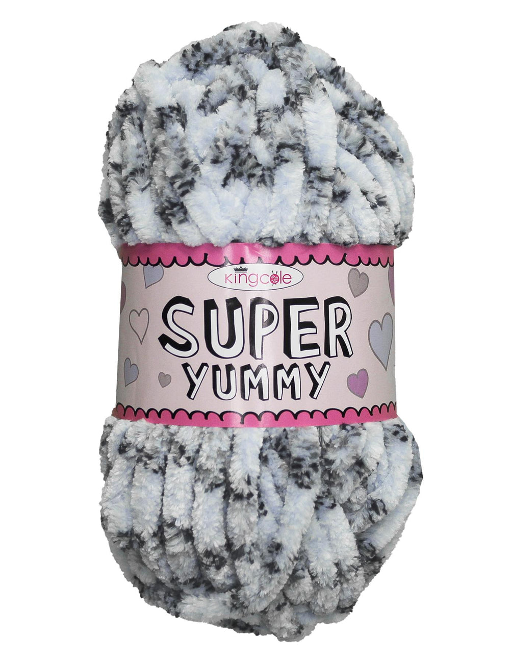 King Cole Super Yummy Blue (4872) chenille yarn - 100g